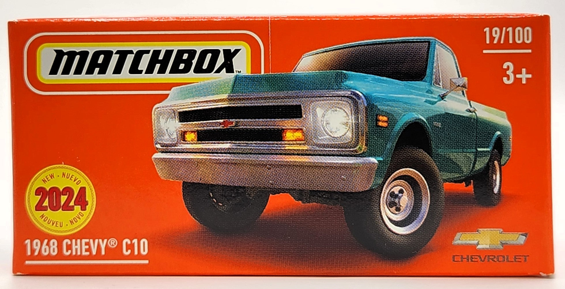 2024 Matchbox Power Grabs #19 1968 Chevy C10 TURQUOISE BLUE – American ...