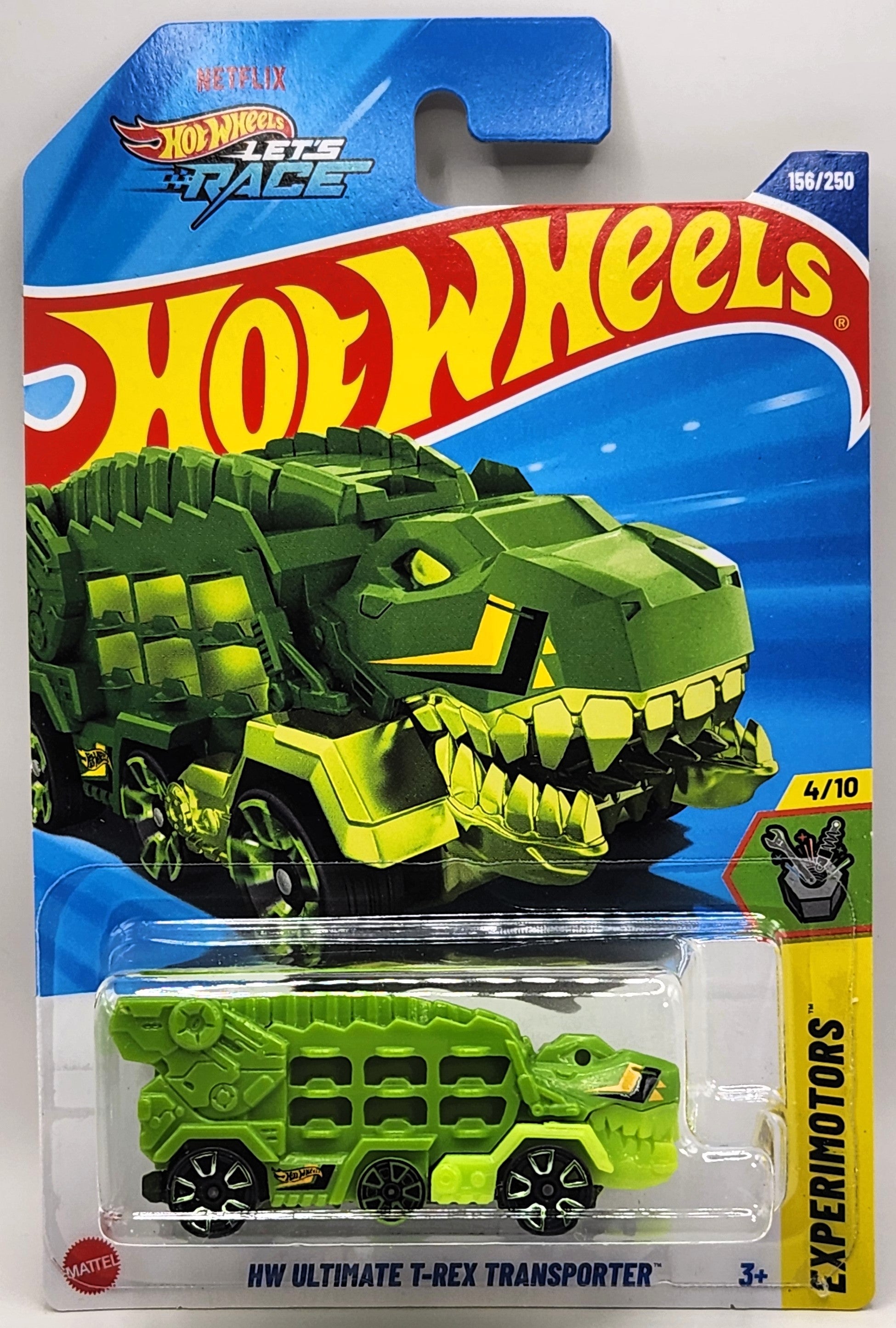 2025 Hot Wheels EXPERIMOTORS 4/10 HW Ultimate T-Rex Transporter ...